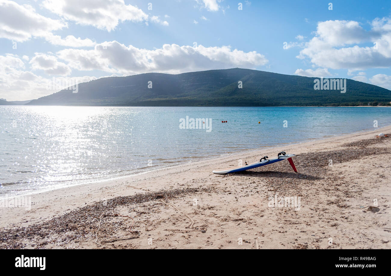 landscape of mugoni beach sardinia Stock Photo - Alamy