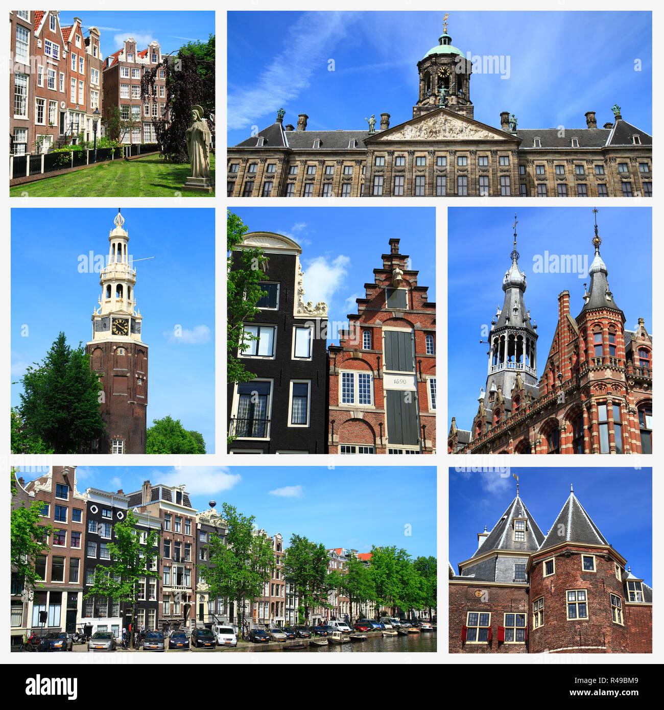 Amsterdam collage hi-res stock photography and images - Alamy