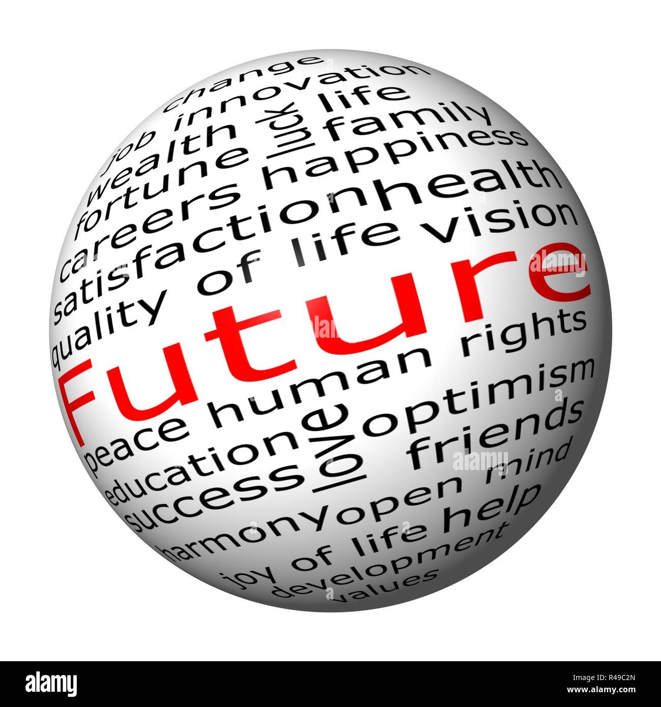 informative Future Wordcloud Stock Photo - Alamy