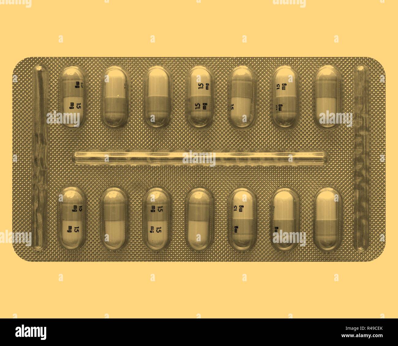 Medical pills vintage Stock Photo - Alamy