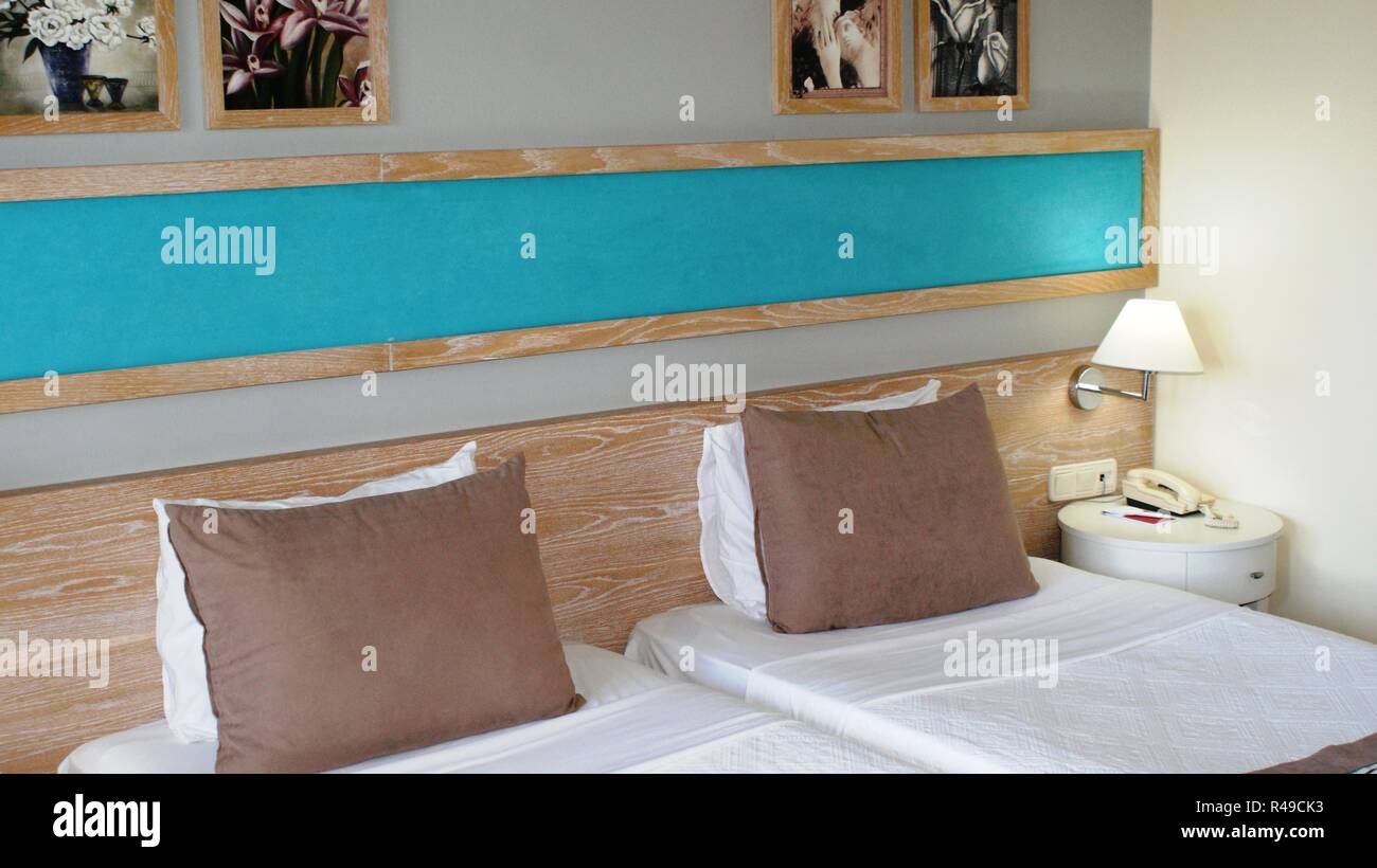 Interior of room in luxury Turkish hotel resort Stock Photo - Alamy