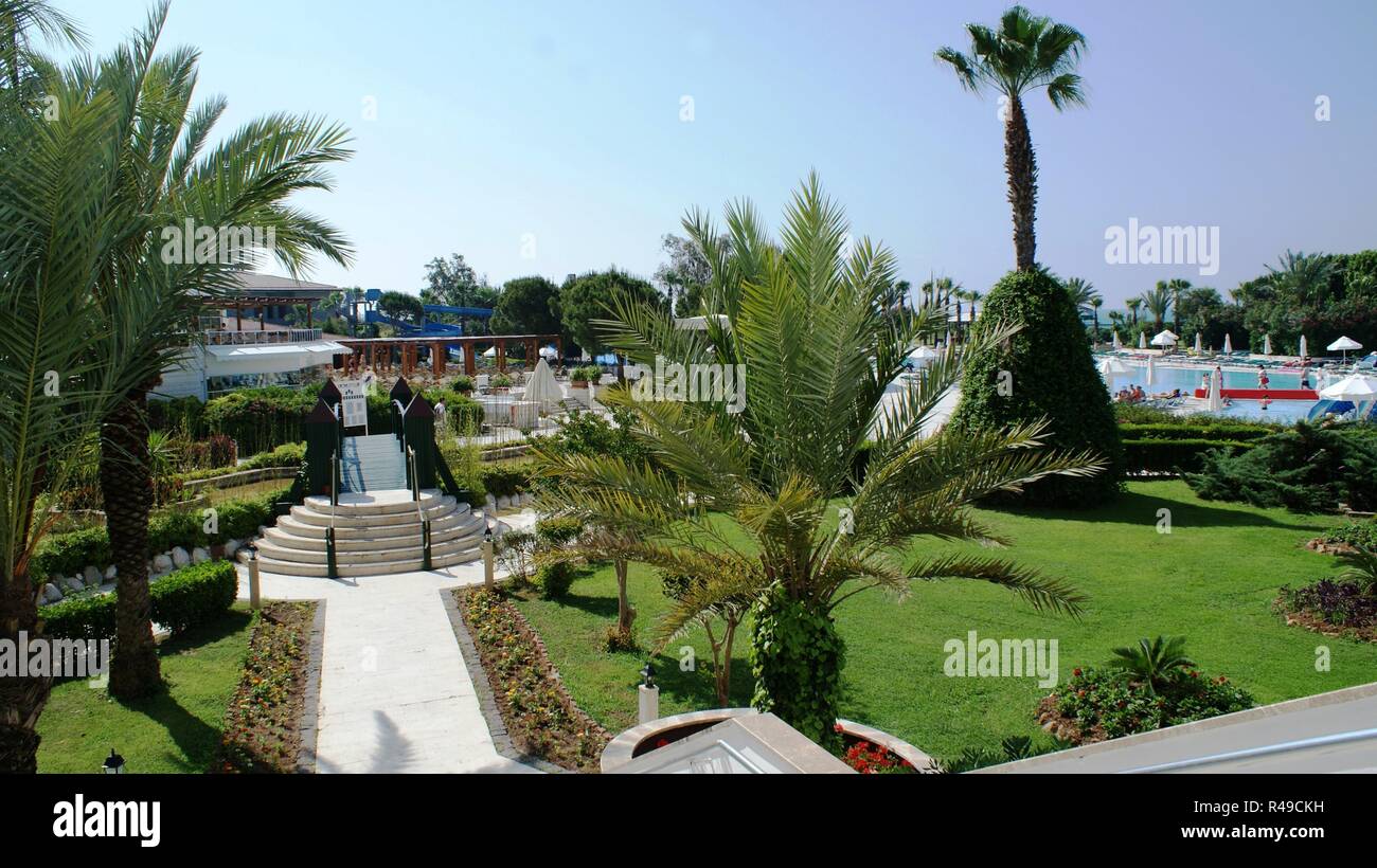 Beautiful luxury hotel in Turkey Stock Photo - Alamy