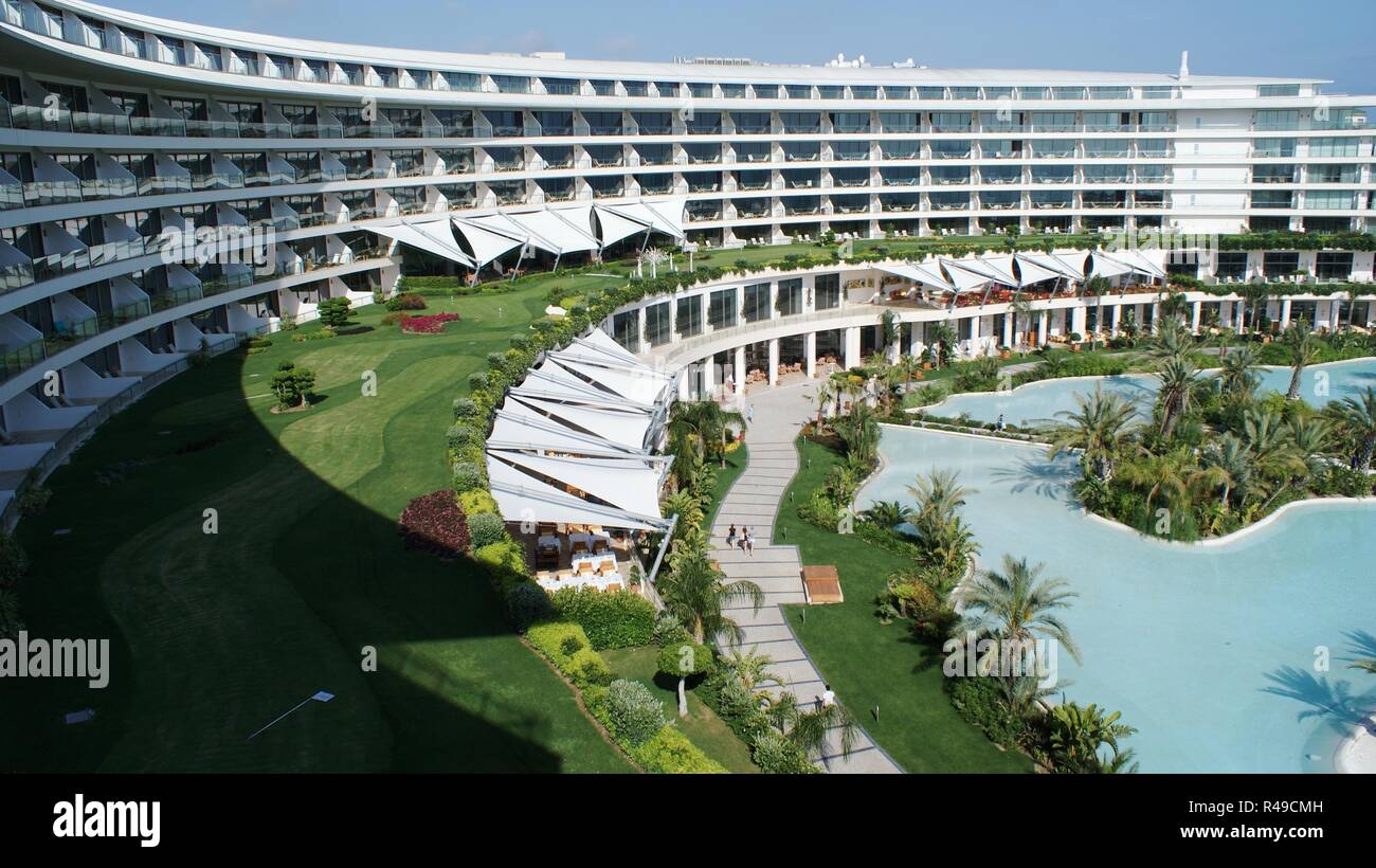 Beautiful luxury hotel in Turkey Stock Photo - Alamy