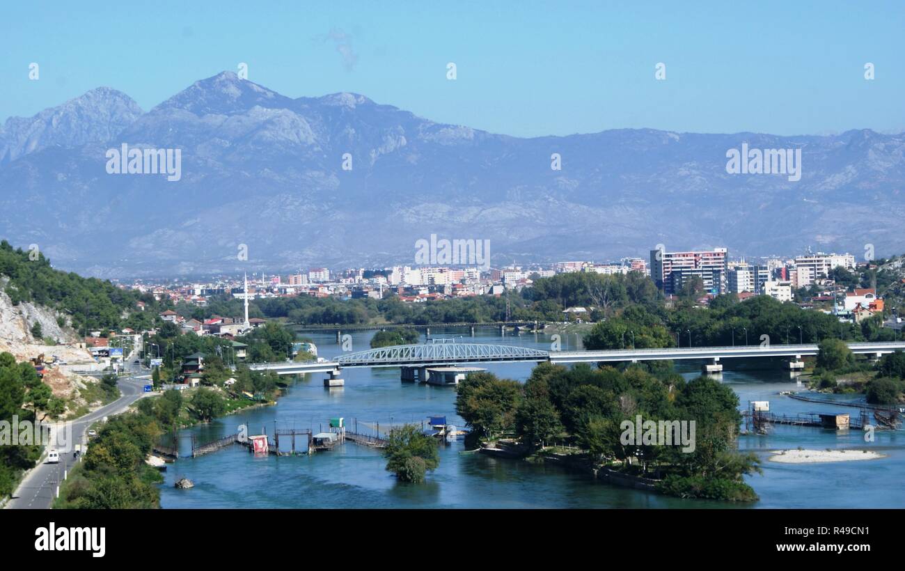 Beautiful nature in Albania, Shkoder city Stock Photo - Alamy