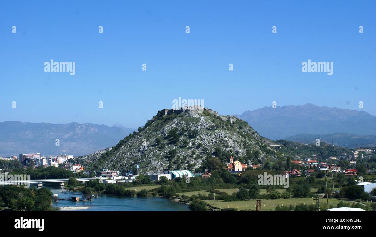 Beautiful nature in Albania, Shkoder city Stock Photo - Alamy
