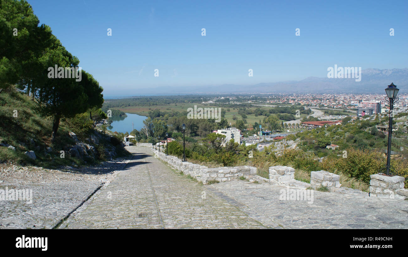 Beautiful nature in Albania, Shkoder city Stock Photo - Alamy