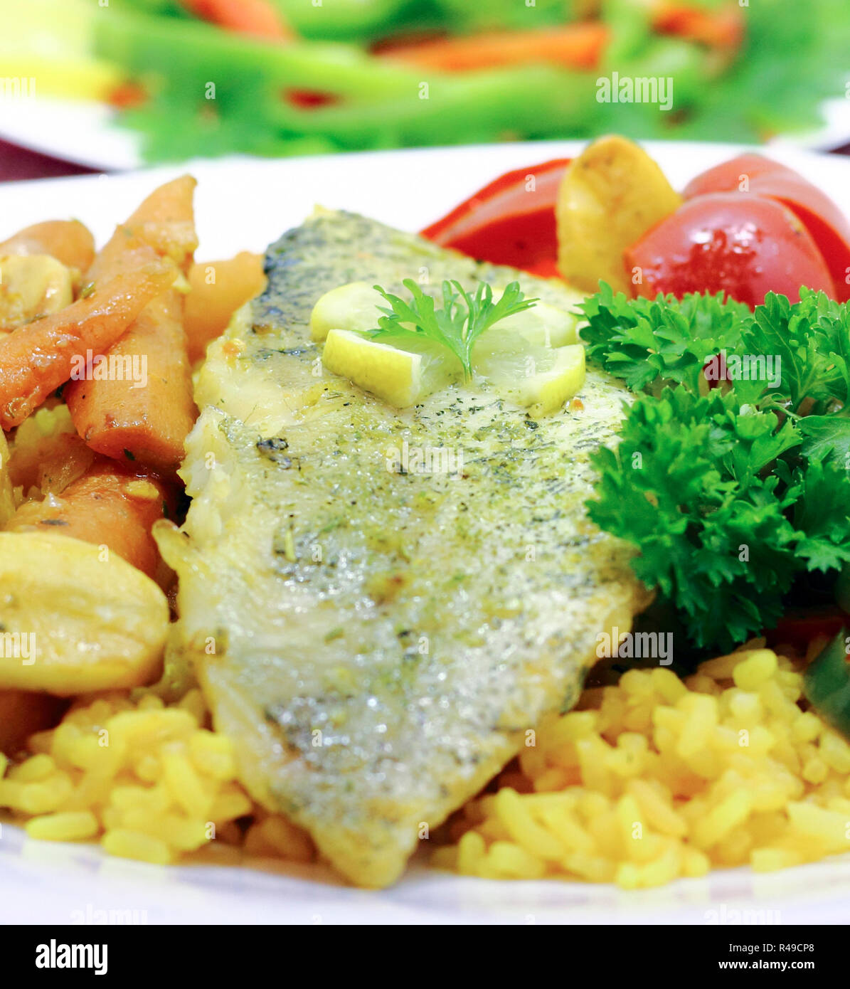 Fried fish fillet Stock Photo - Alamy