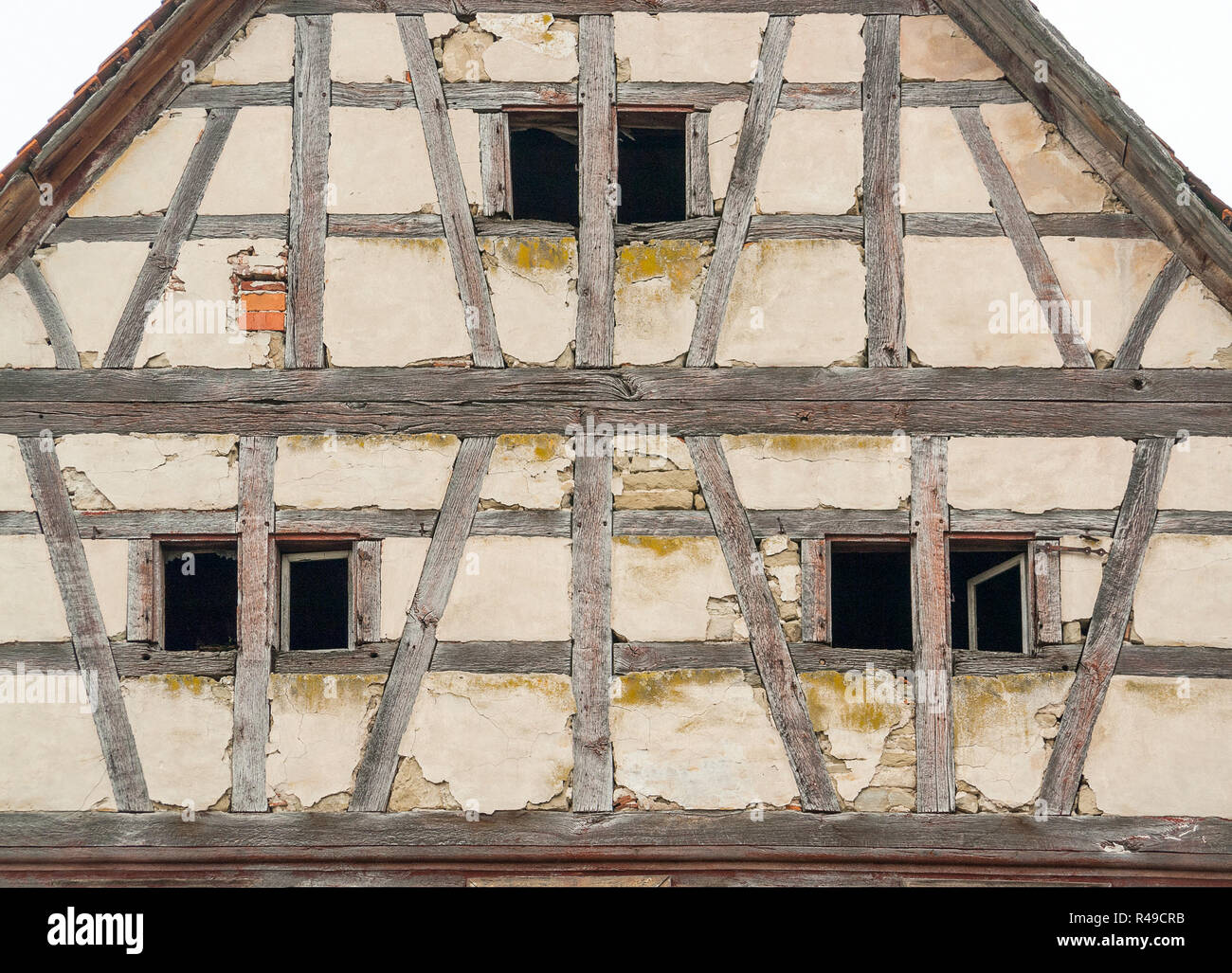 Facade Of Old Farmhouse Closeup High Resolution Stock Photography and ...