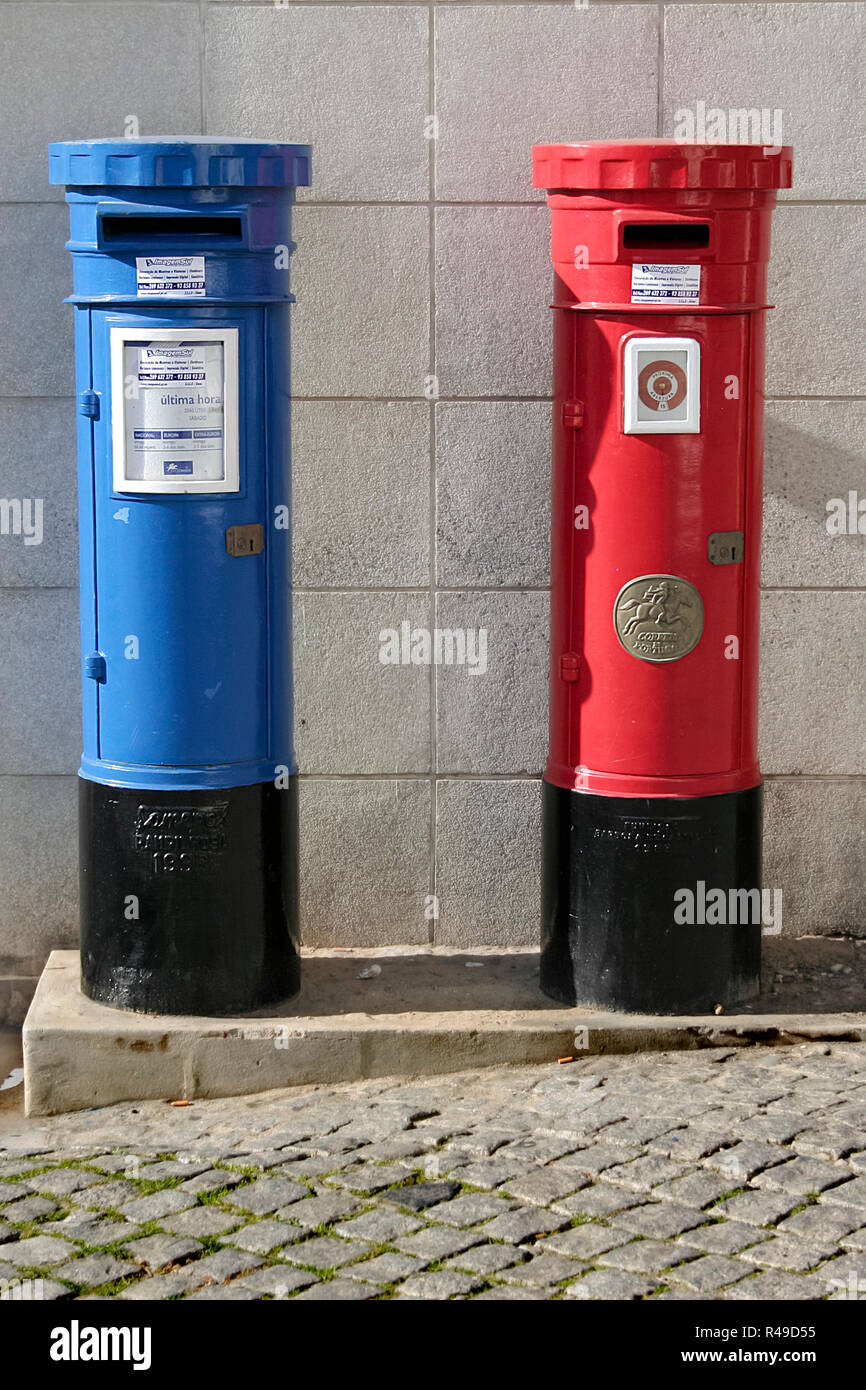 Blue drop boxes hi-res stock photography and images - Alamy