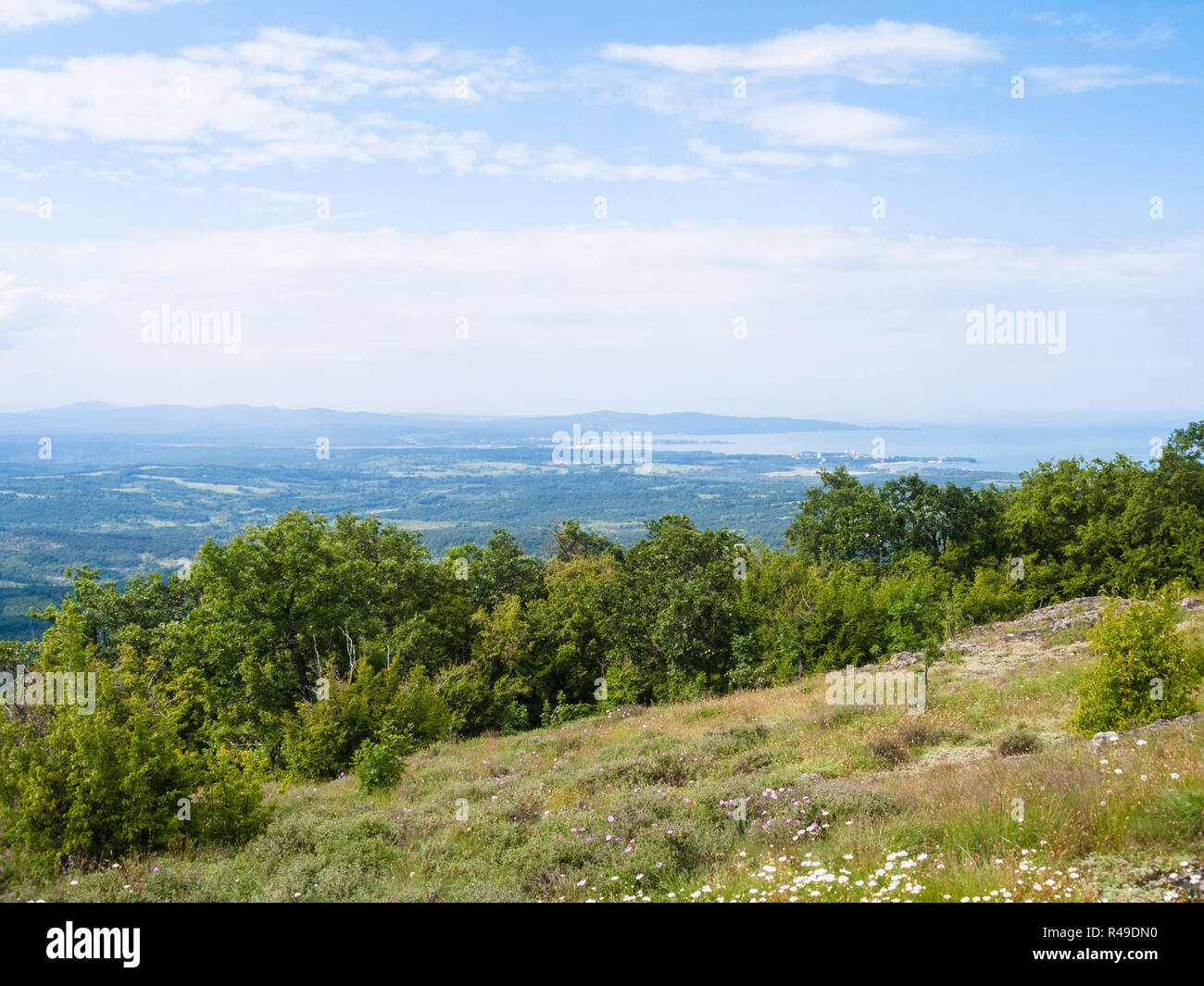 Black Sea coastline from Strandzha mountain Stock Photo - Alamy