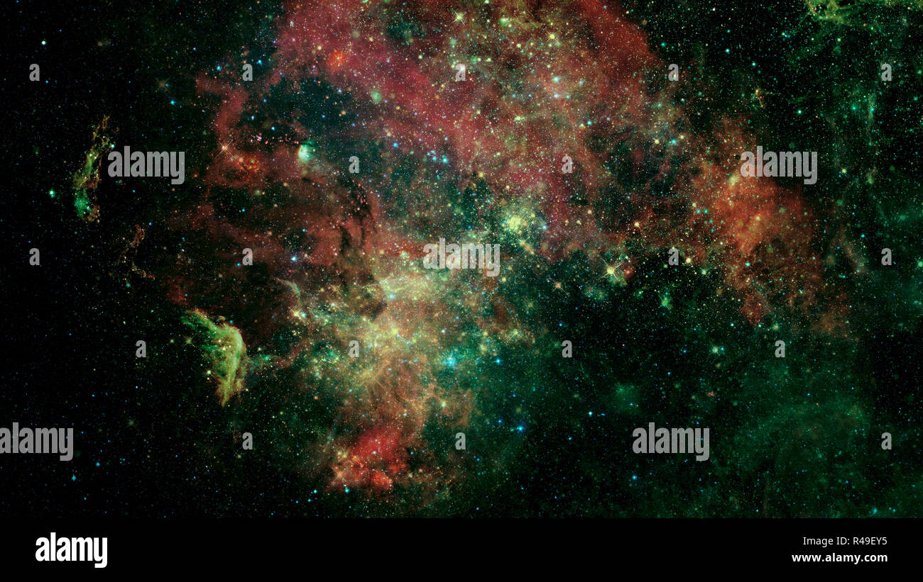 Colorful space nebula. Beauty galaxy. Elements of this image furnished ...