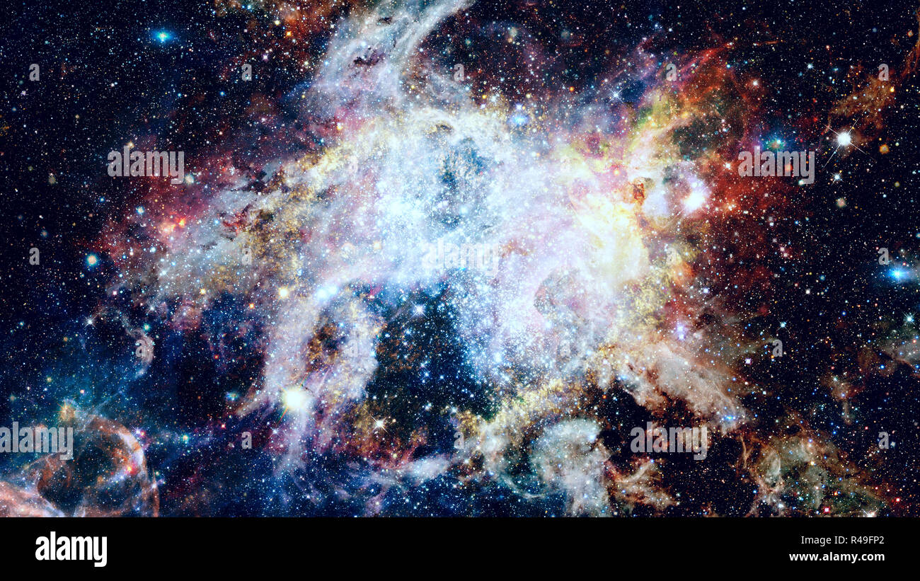 The Helix Nebula in deep space. Elements of this image furnished by ...