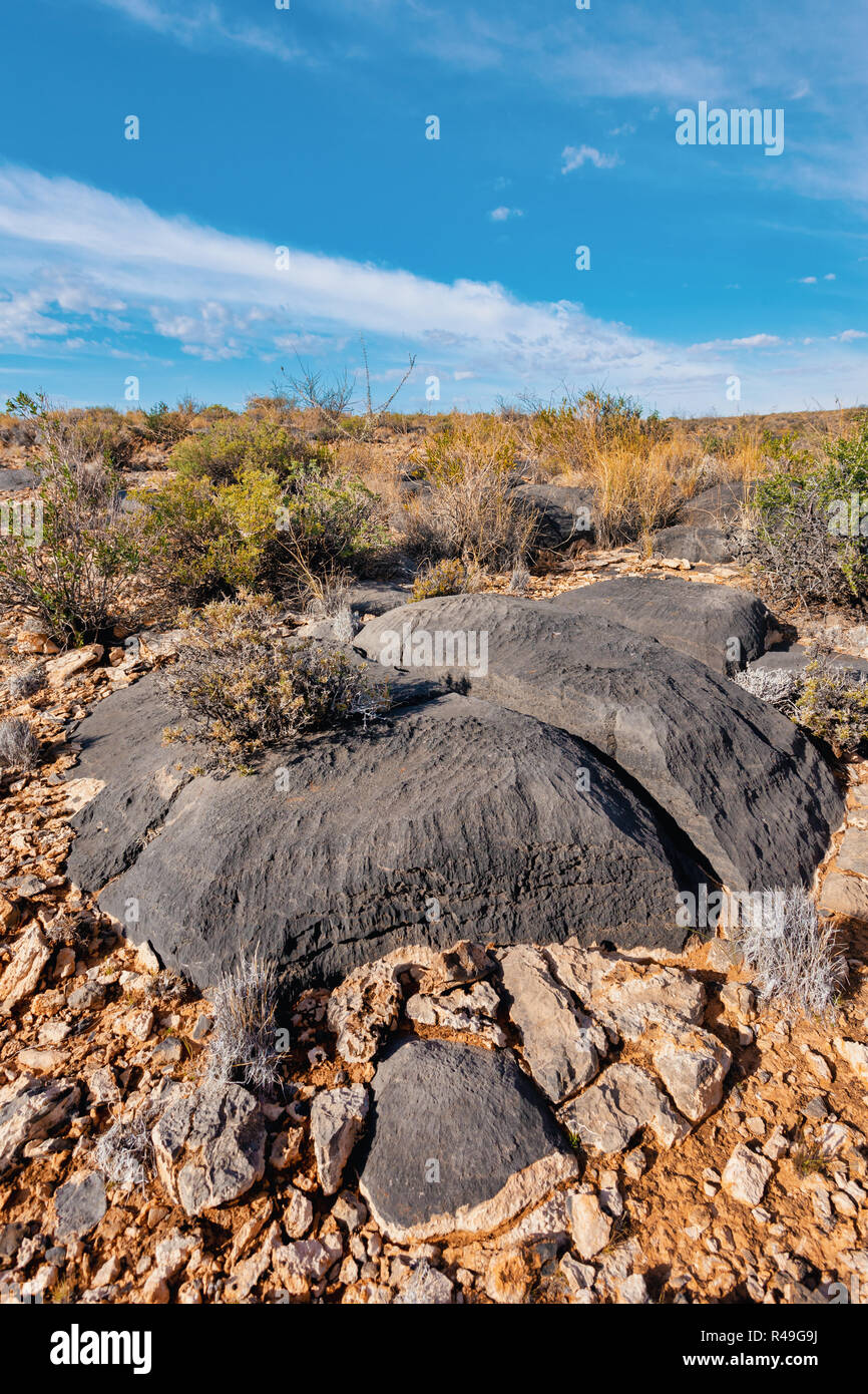 interesting stones scenery in beautiful central Namibia stone desert ...