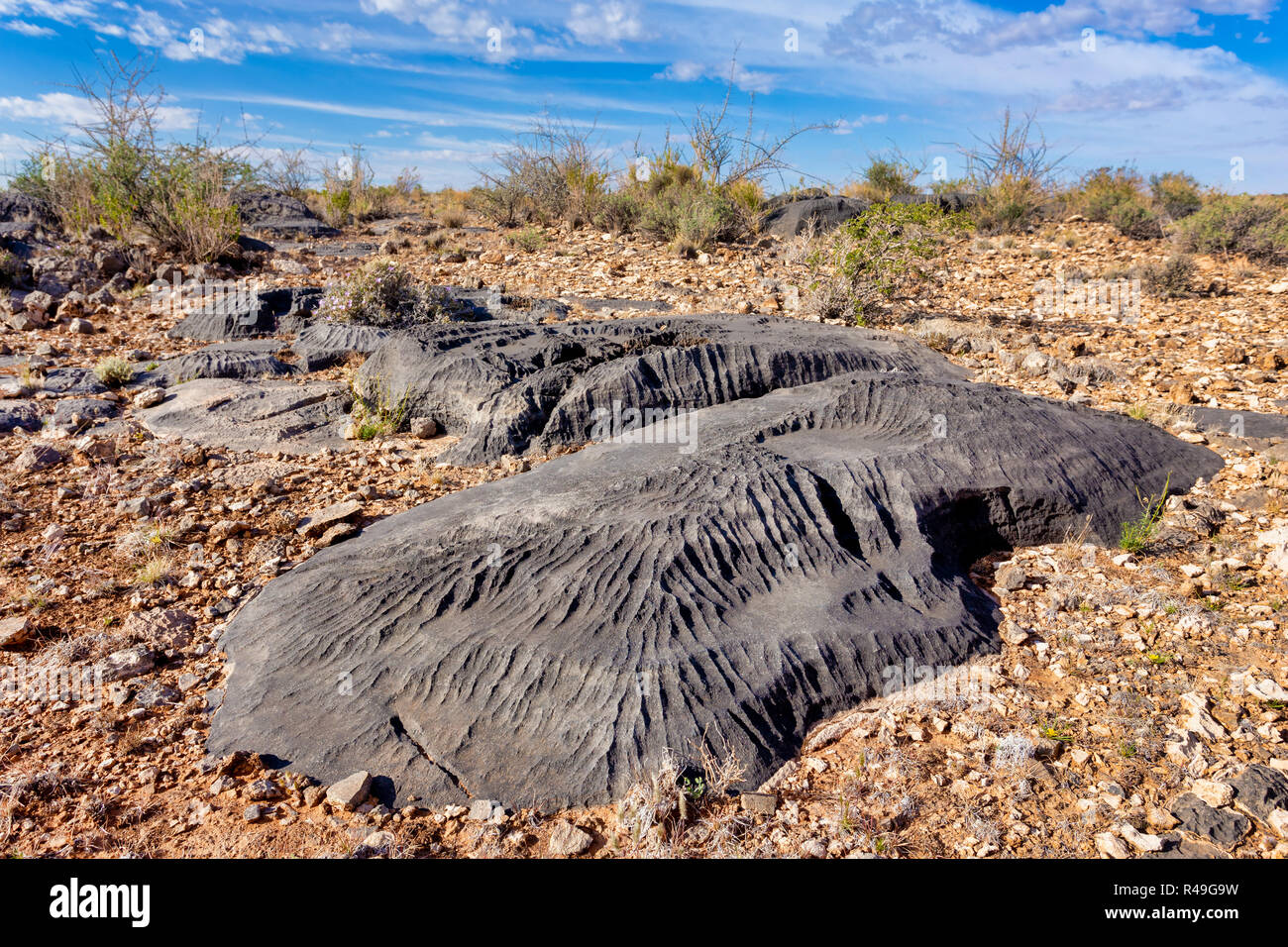 interesting stones scenery in beautiful central Namibia stone desert ...