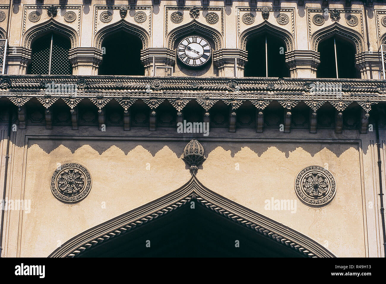 Charminar clock, Hyderabad, Andhra Pradesh, India, Asia Stock Photo - Alamy