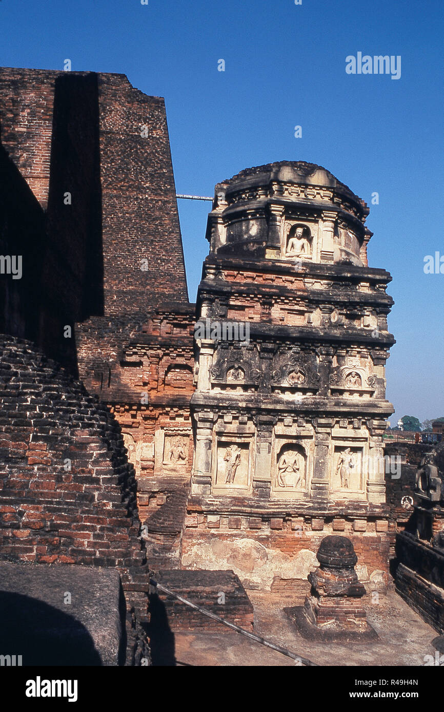 View of Nalanda University Complex, Nalanda, Bihar, India, Asia Stock ...