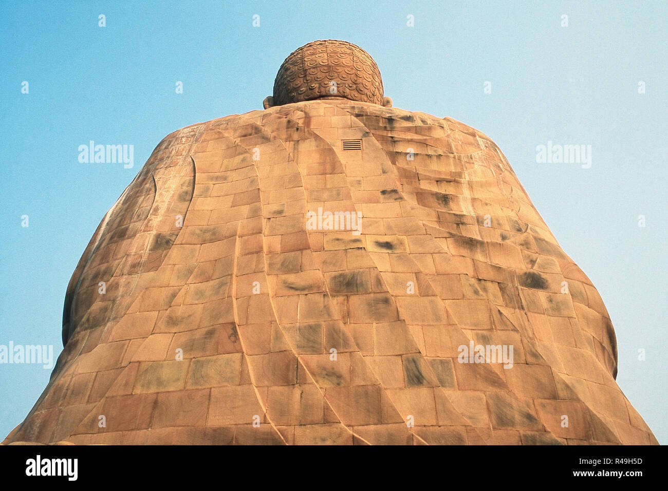 The great Buddha statue at Bodh Gaya, Bihar, India, Asia Stock Photo ...