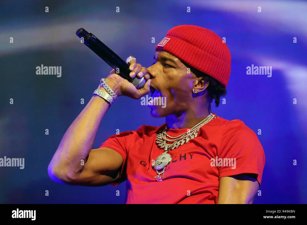 Chicago, Illinois, USA. 25th Nov, 2018. Rapper LIL BABY (DOMINIQUE ...