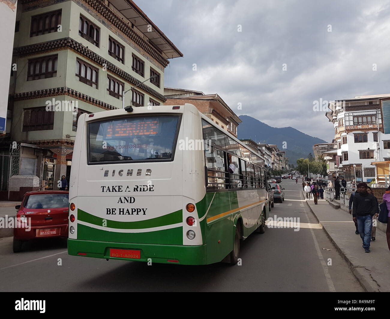 Bhutan bus hi-res stock photography and images - Alamy