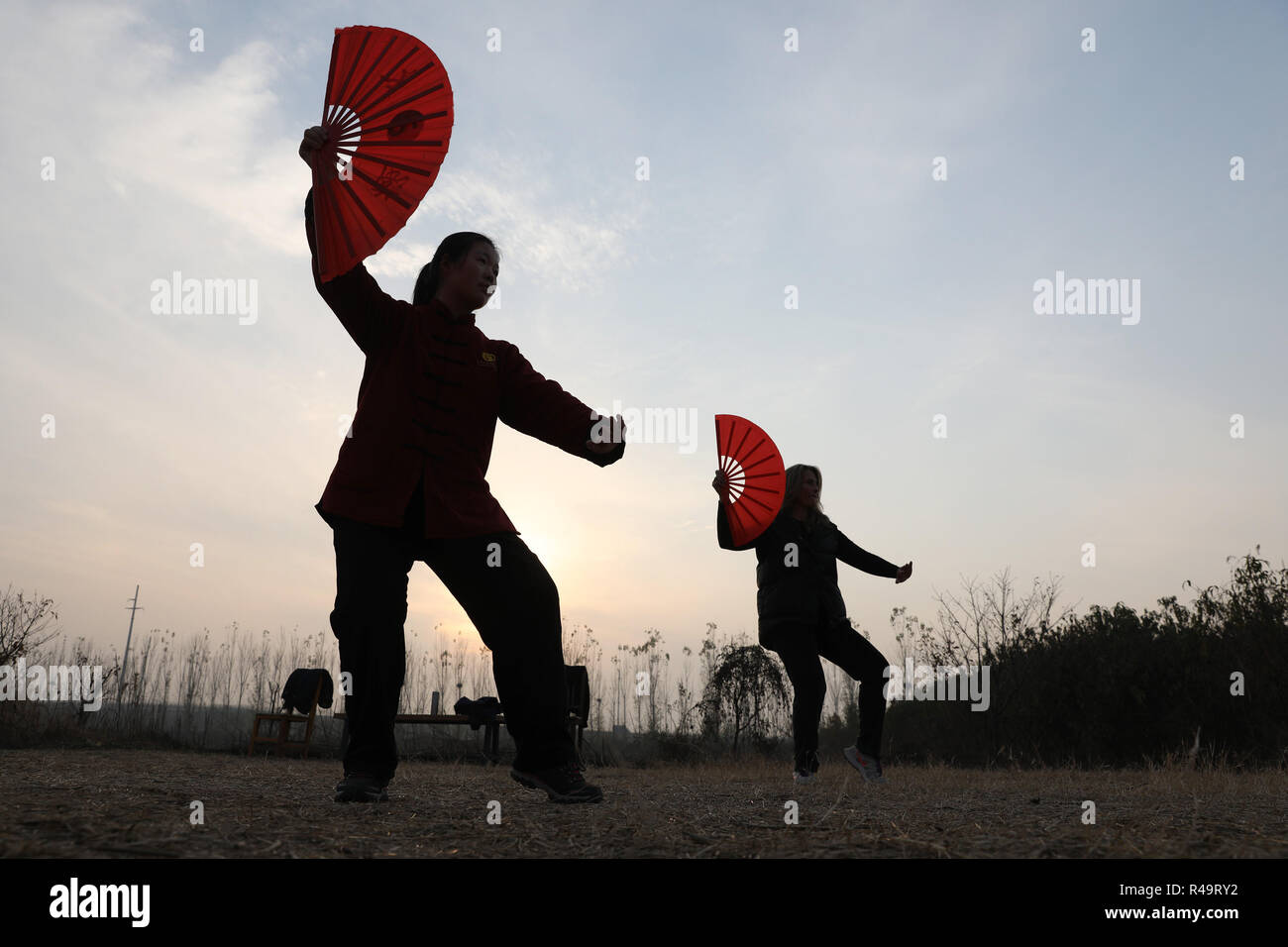 Taiji fan hi-res stock photography and images - Alamy