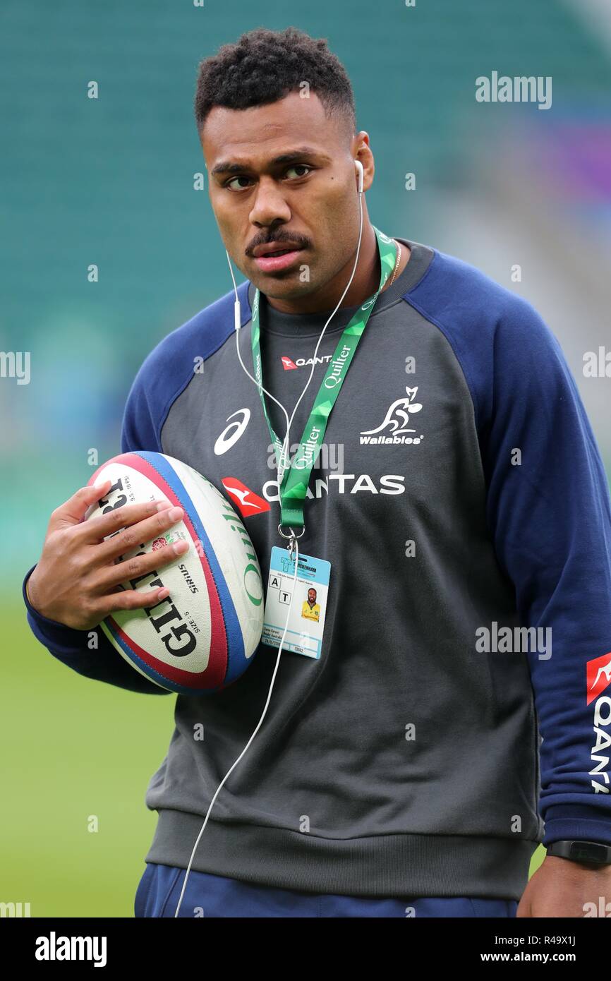 Samu Kerevi Australia Ru England V Australia, Autumn Internationals ...