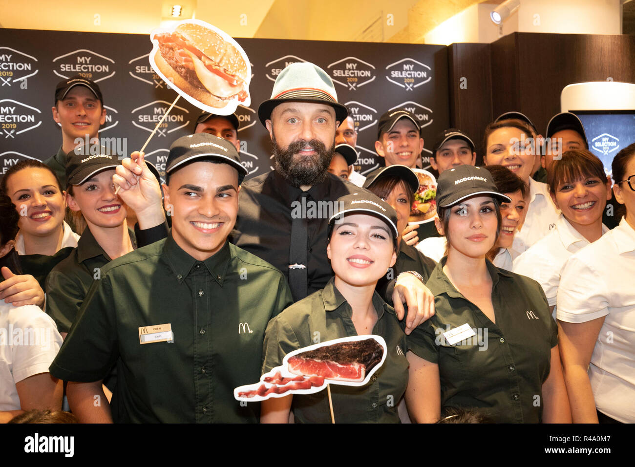Foto Carlo Lannutti/LaPresse 26- 11 - 2018 Roma, Italia Cronaca. Chef ...