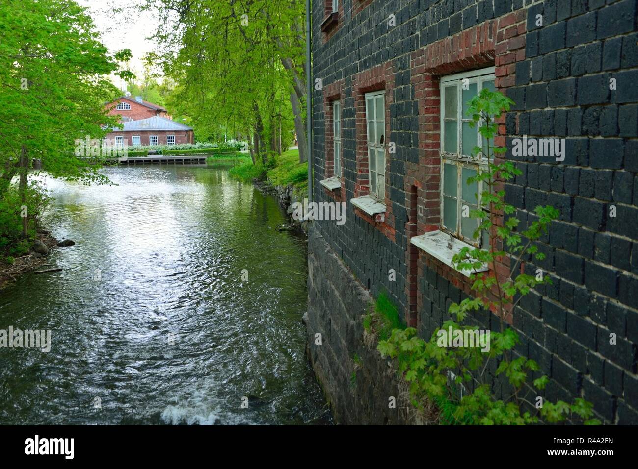 Old factory in Fiskars, Finland Stock Photo - Alamy