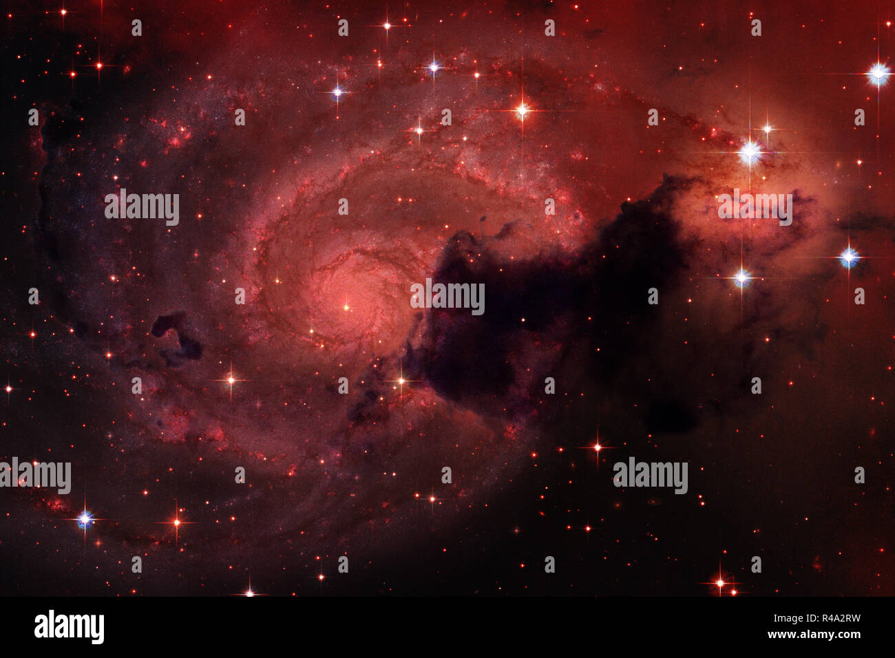 Nebulae and many stars in outer space. Elements of this image furnished ...