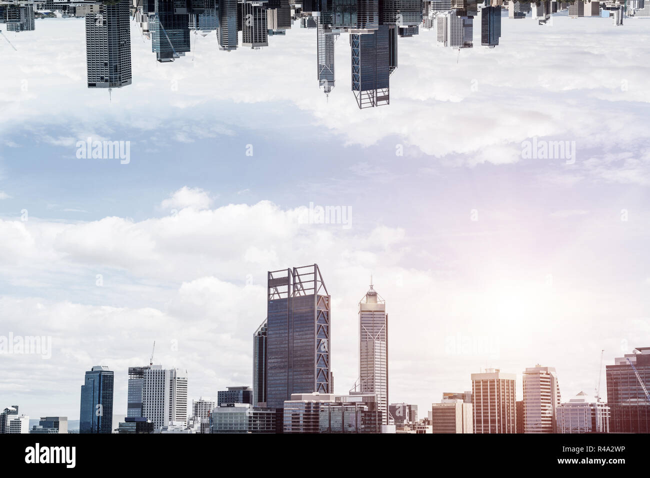 Modern cityscape view Stock Photo - Alamy