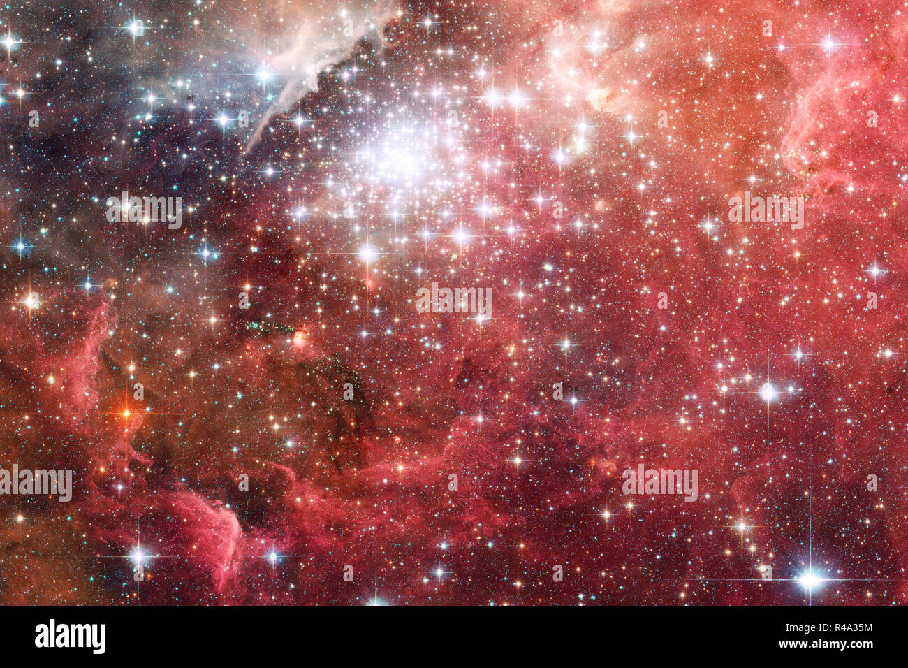 Nebulae and many stars in outer space. Elements of this image furnished ...