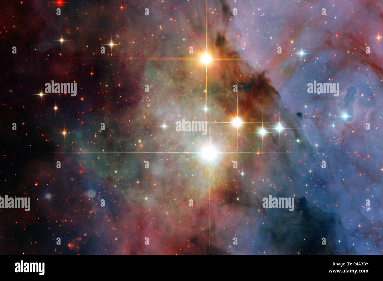 Nebulae an interstellar cloud of star dust. Elements of this image ...