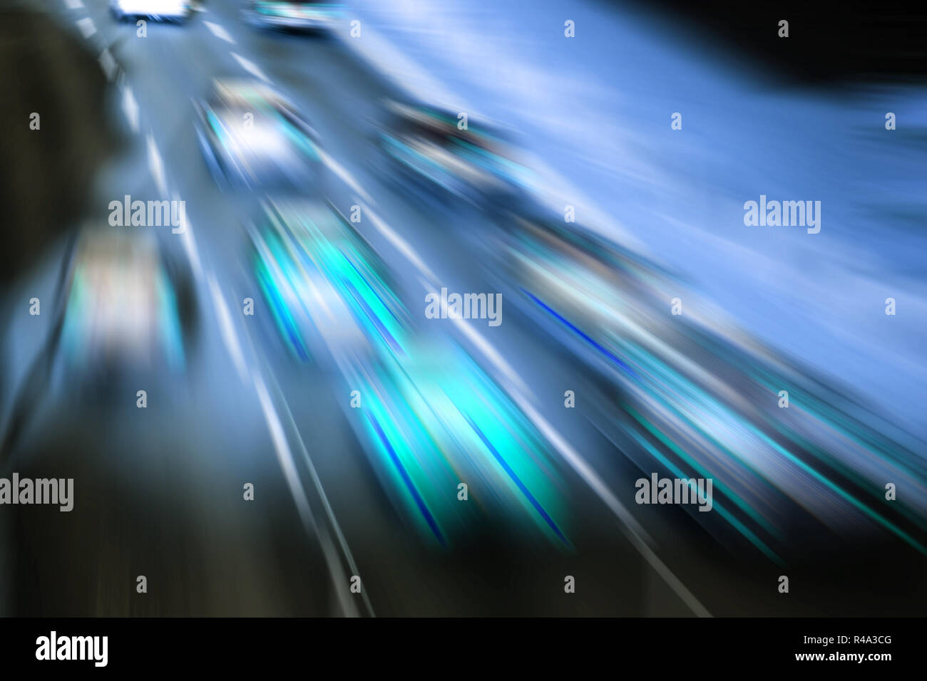 very fast cars on highway Stock Photo - Alamy