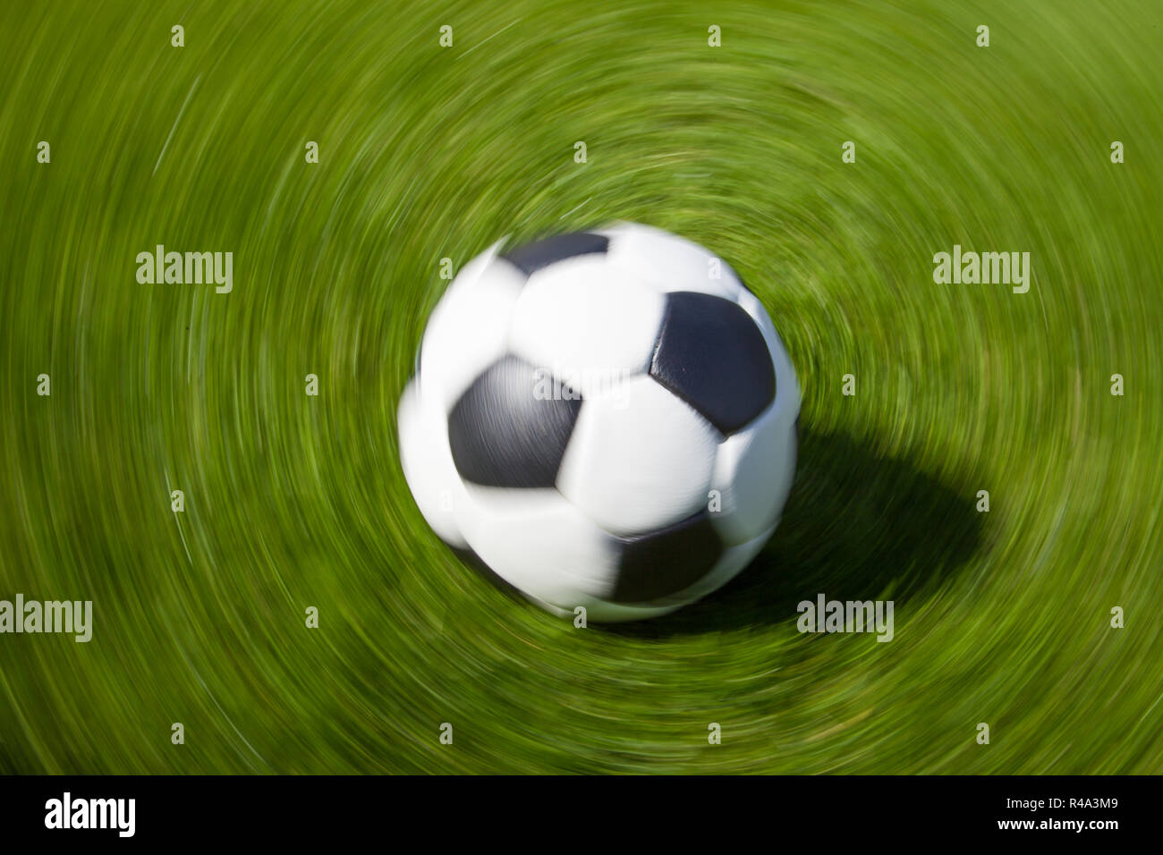 moving soccer ball Stock Photo - Alamy