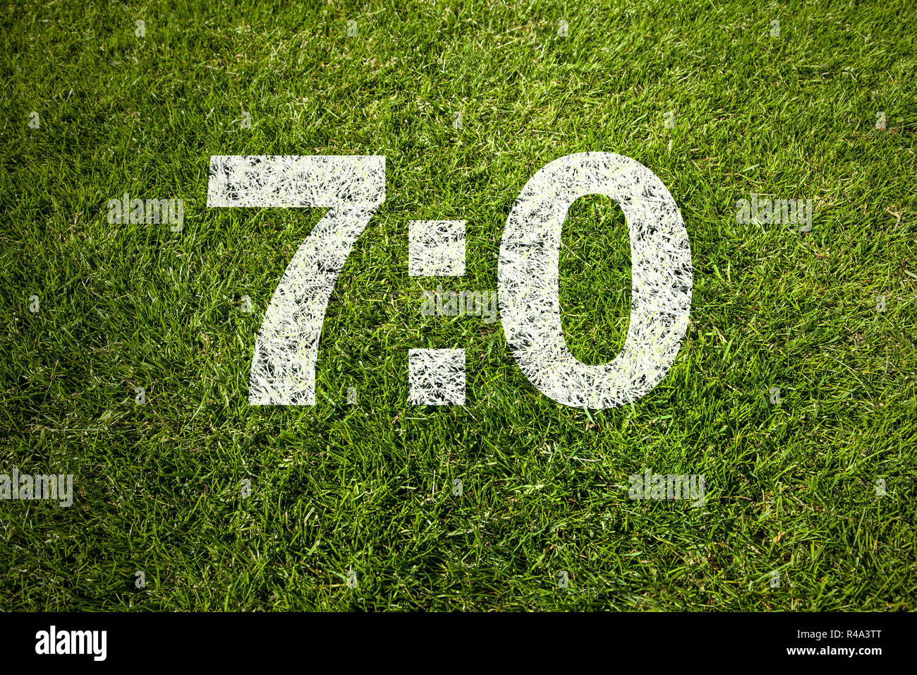 Football shape number 7 hi-res stock photography and images - Alamy