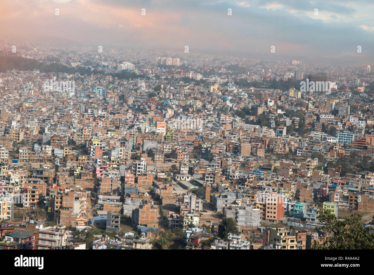 Panoramic view kathmandu valley hi-res stock photography and images - Alamy