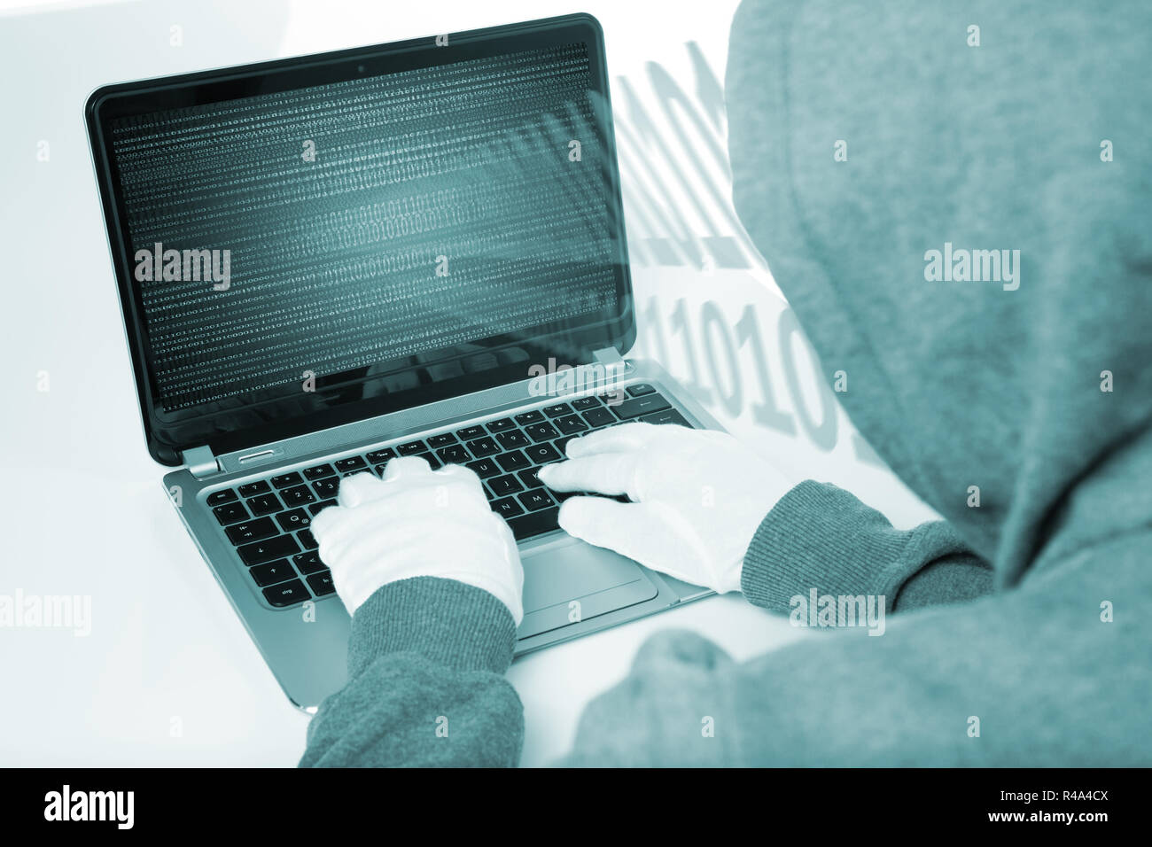 hacker on computer Stock Photo - Alamy