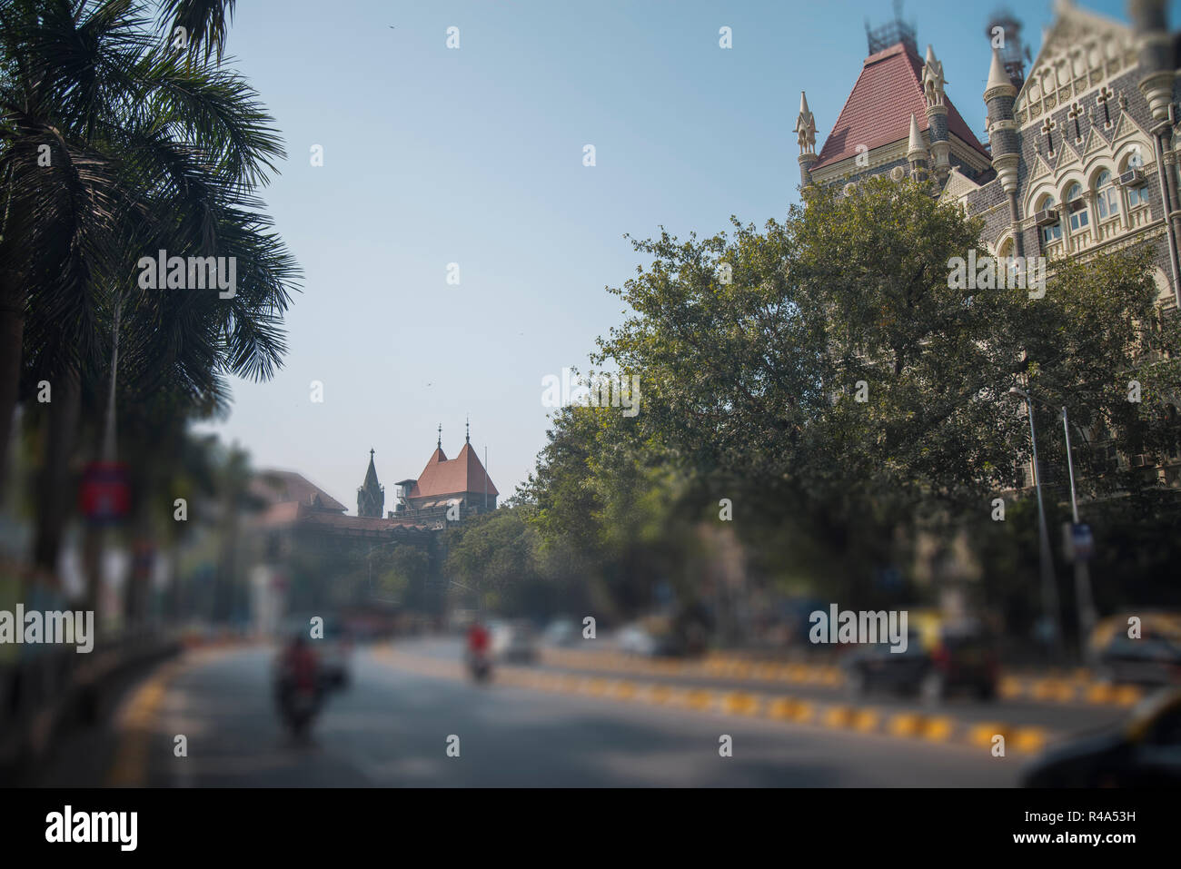 streets of the Indian city of Mumbai. City center Stock Photo - Alamy