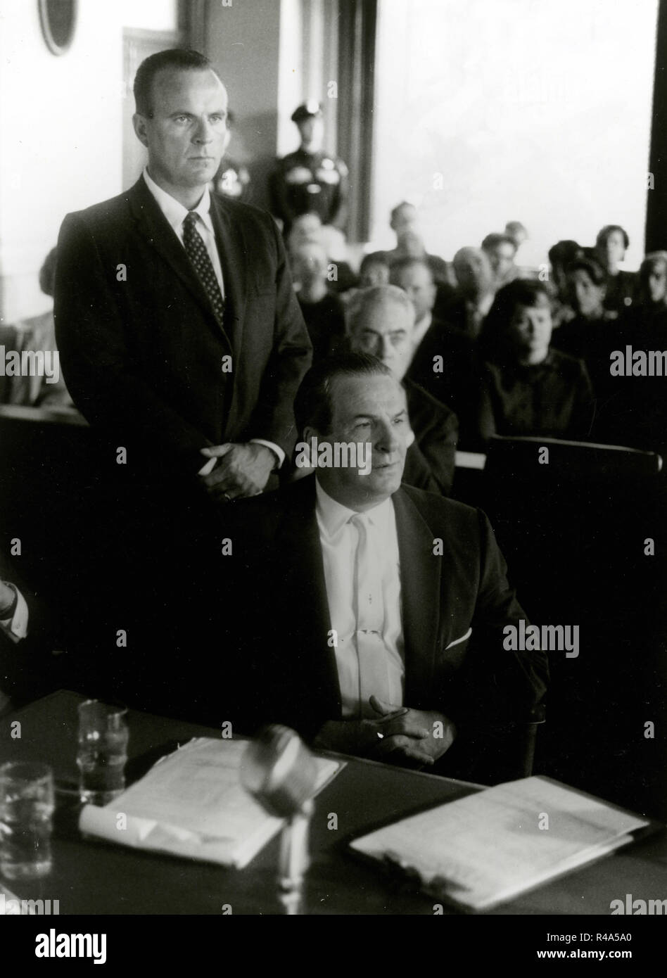 American actors Danny Aiello and Sherylin Fenn in a scene from the ...