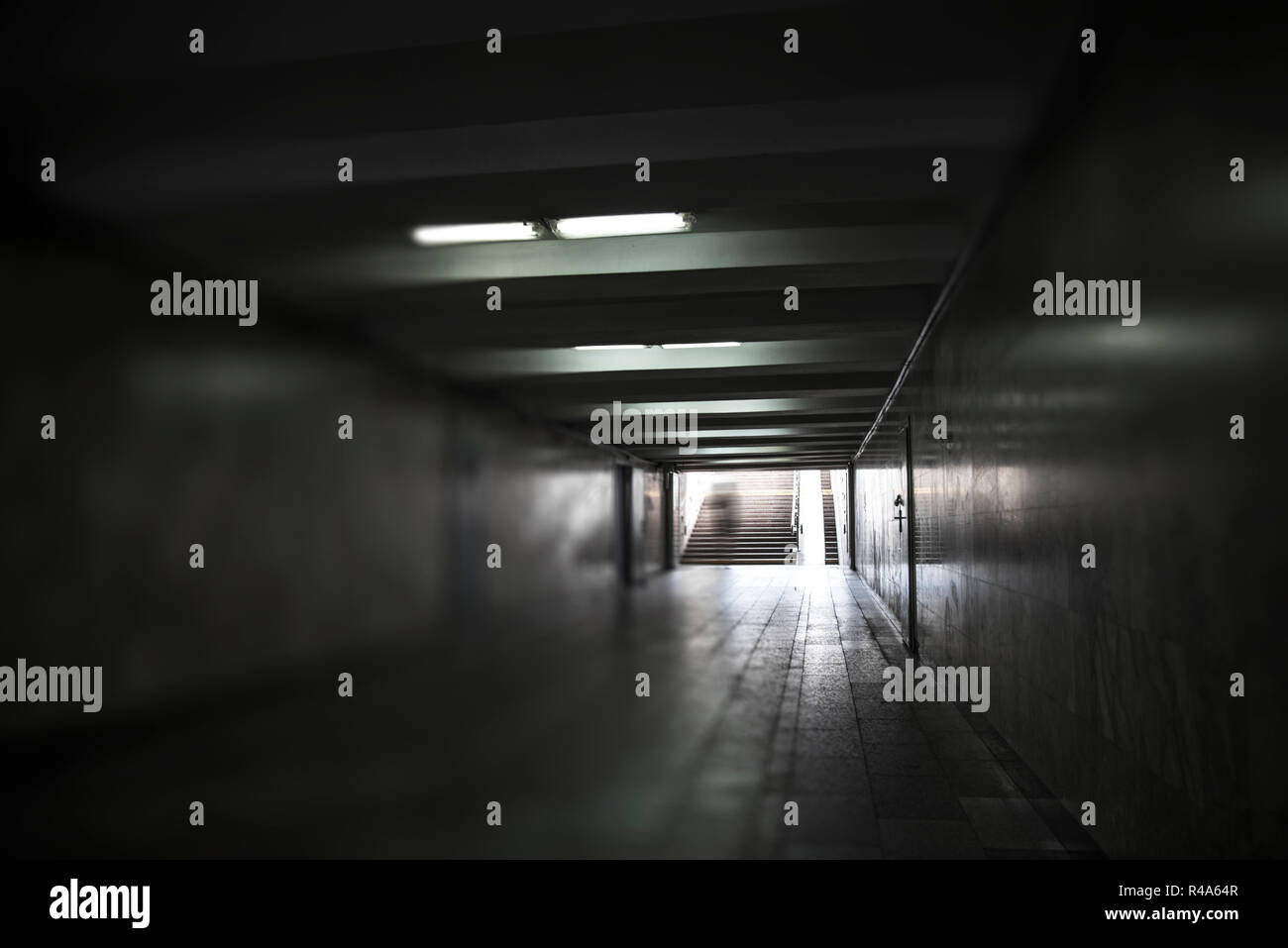 underground pedestrian crossing in the city of Minsk. Belarus Stock ...