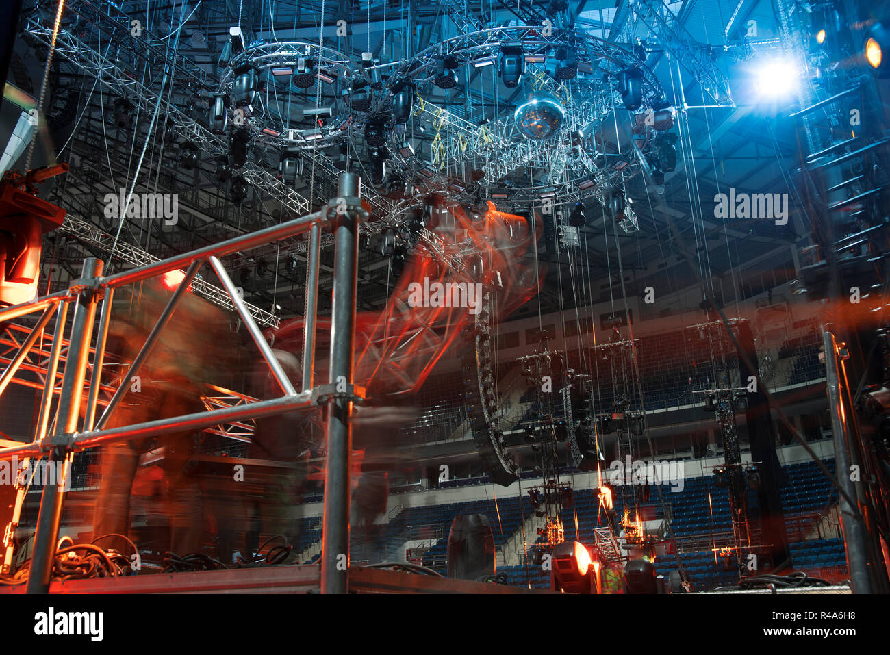 Preparing open air stage concert hi-res stock photography and images ...