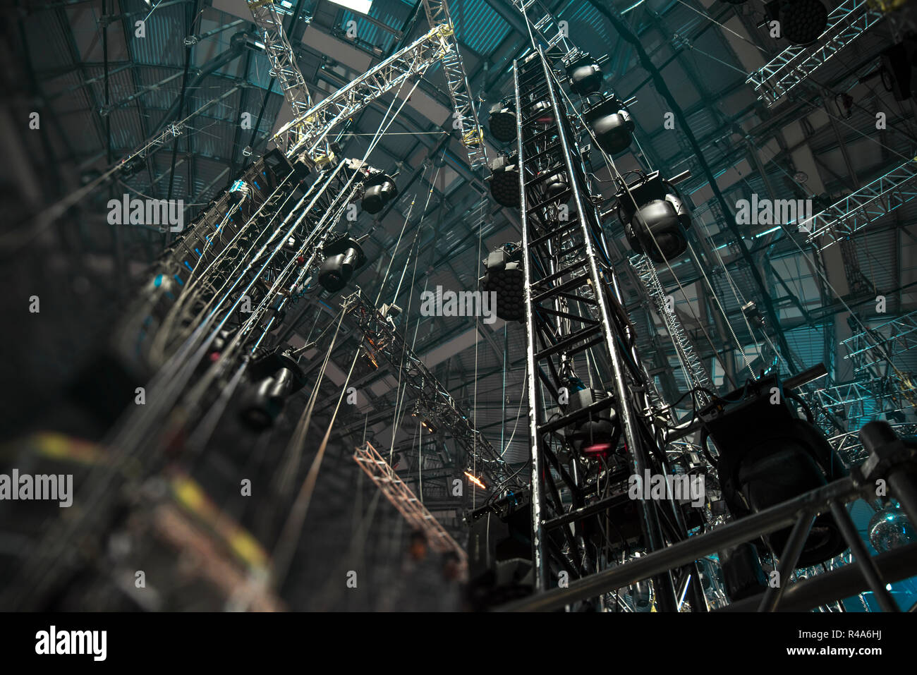 Preparing open air stage concert hi-res stock photography and images ...