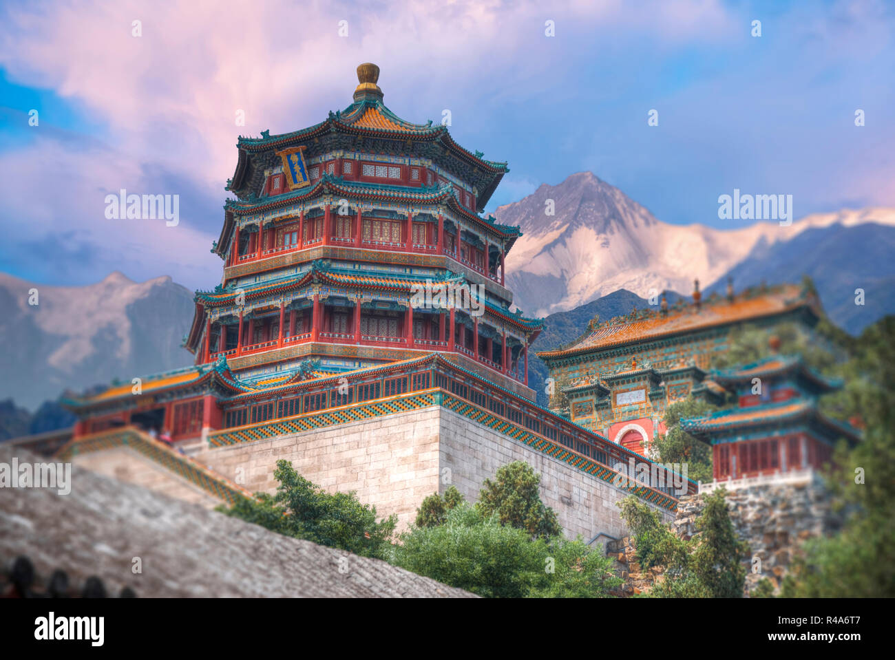 Summer Imperial Palace on the outskirts of Beijing. China Stock Photo ...