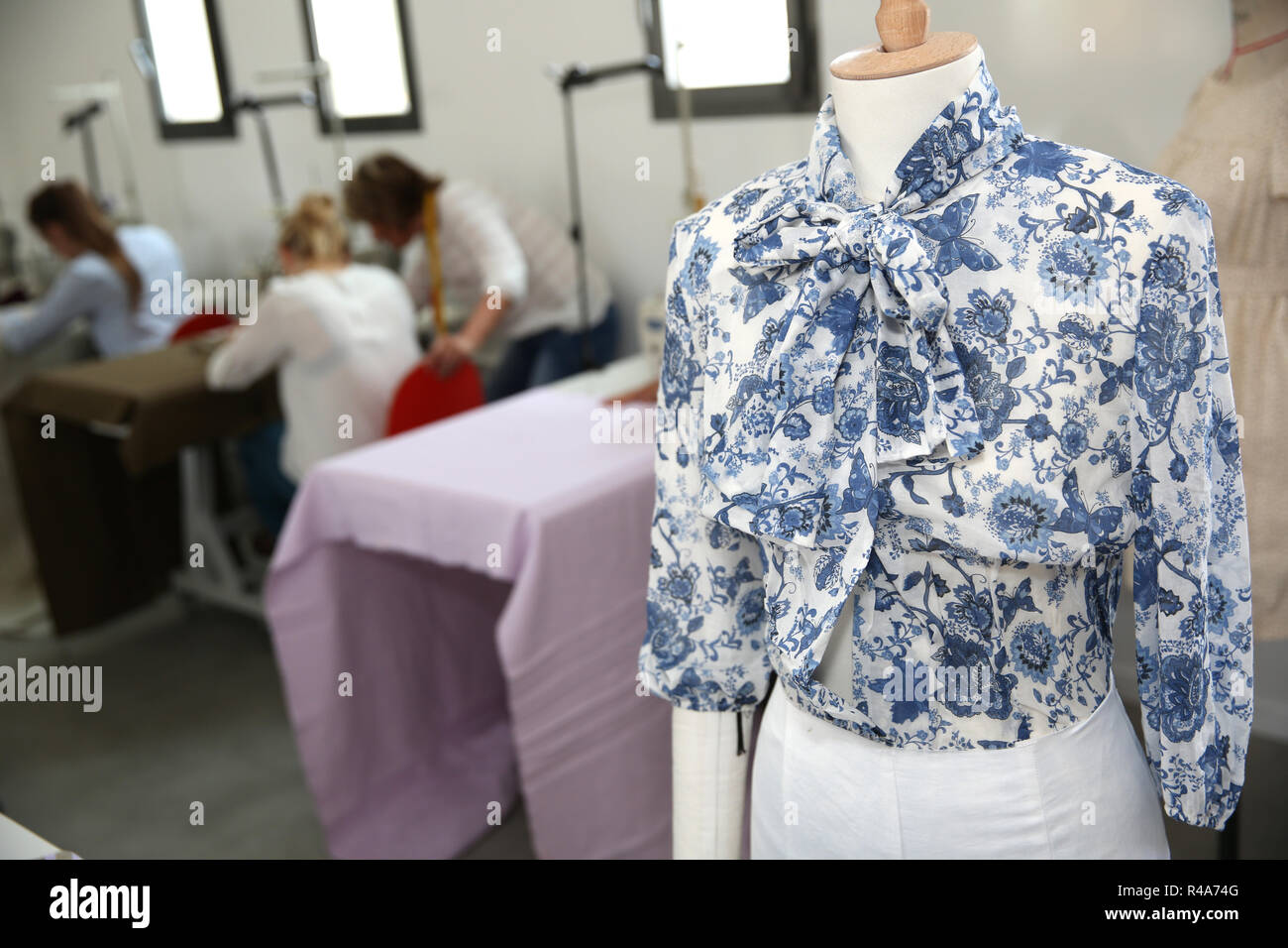 Closeup on mannequin in dressmaking room Stock Photo - Alamy