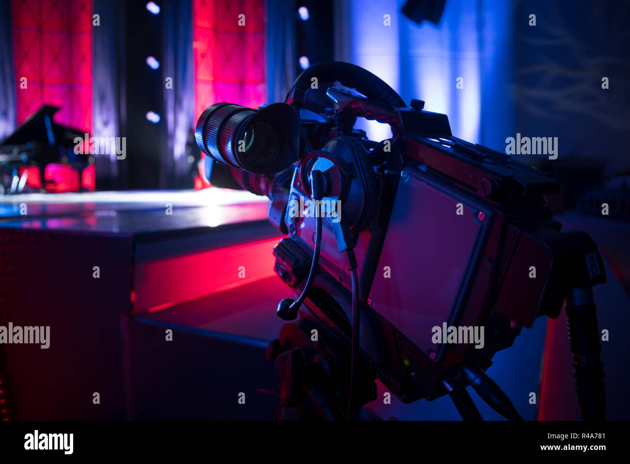 studio camera at the concert. television shooting Stock Photo - Alamy