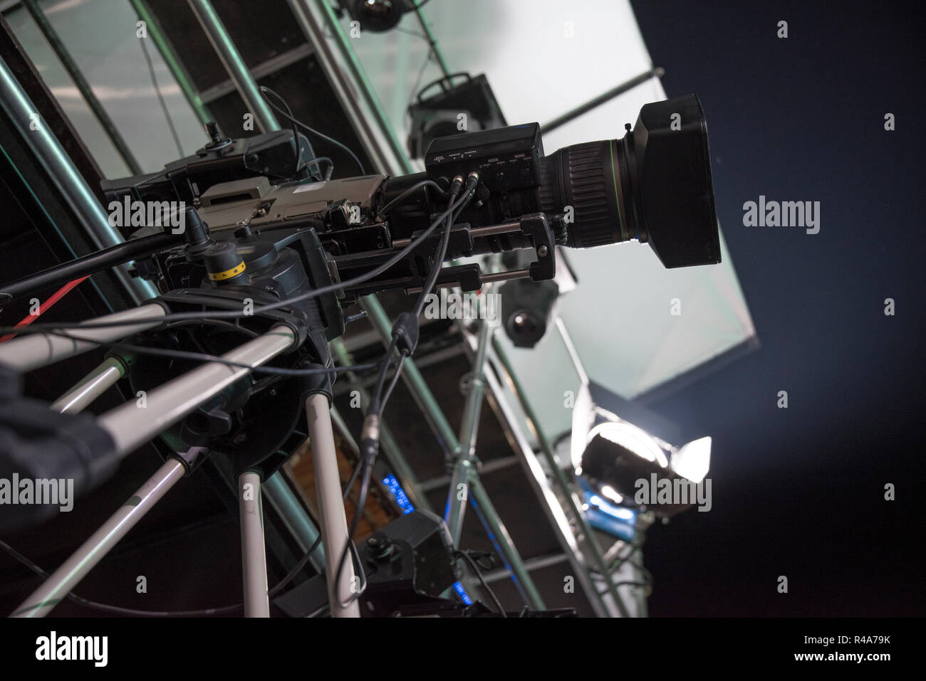 studio camera at the concert. television shooting Stock Photo - Alamy