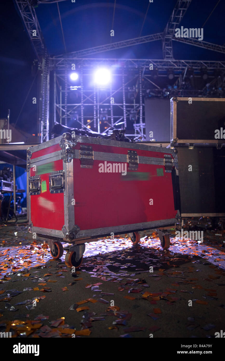 Preparing open air stage concert hi-res stock photography and images ...