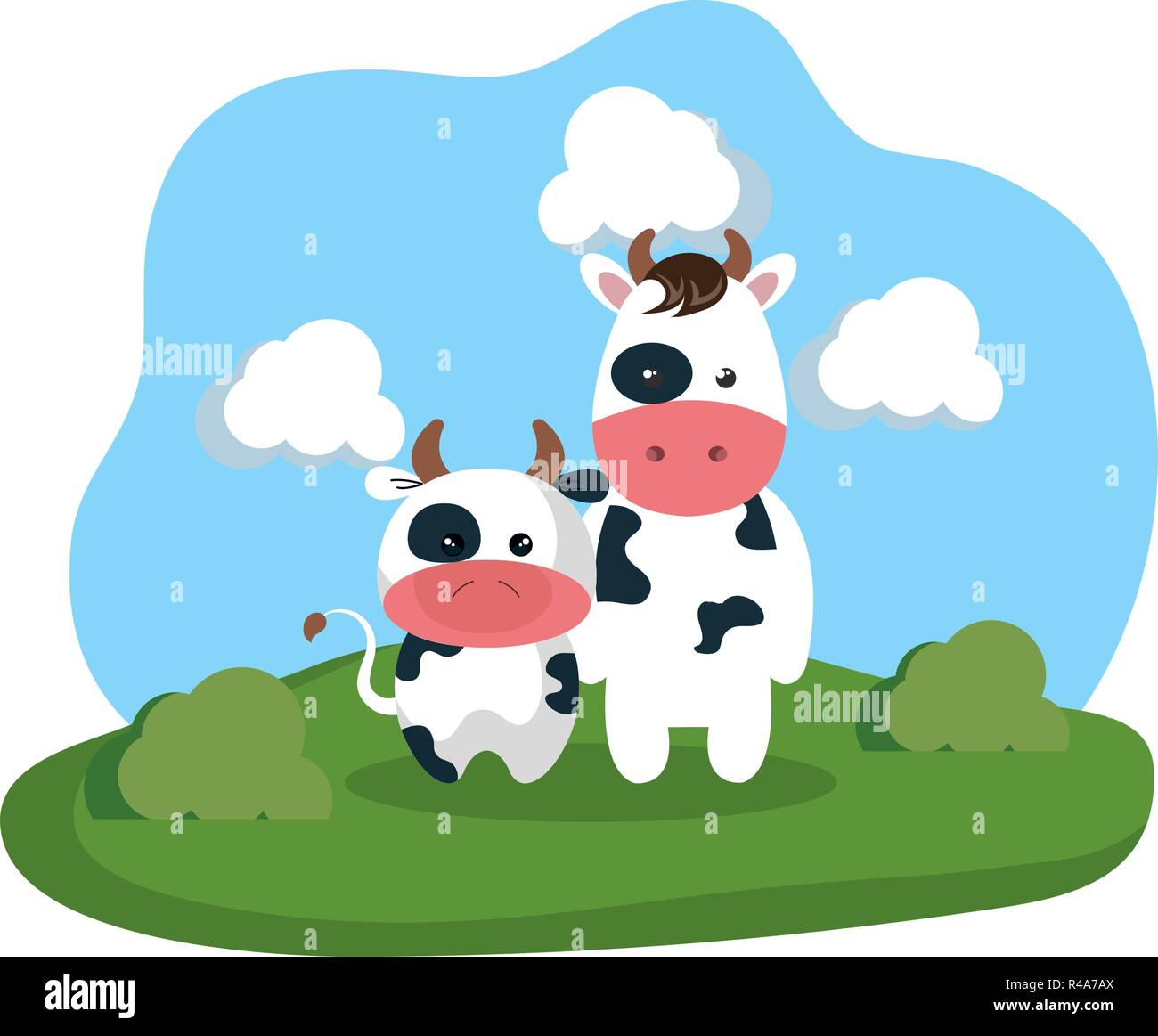 Cow Family Clip Art