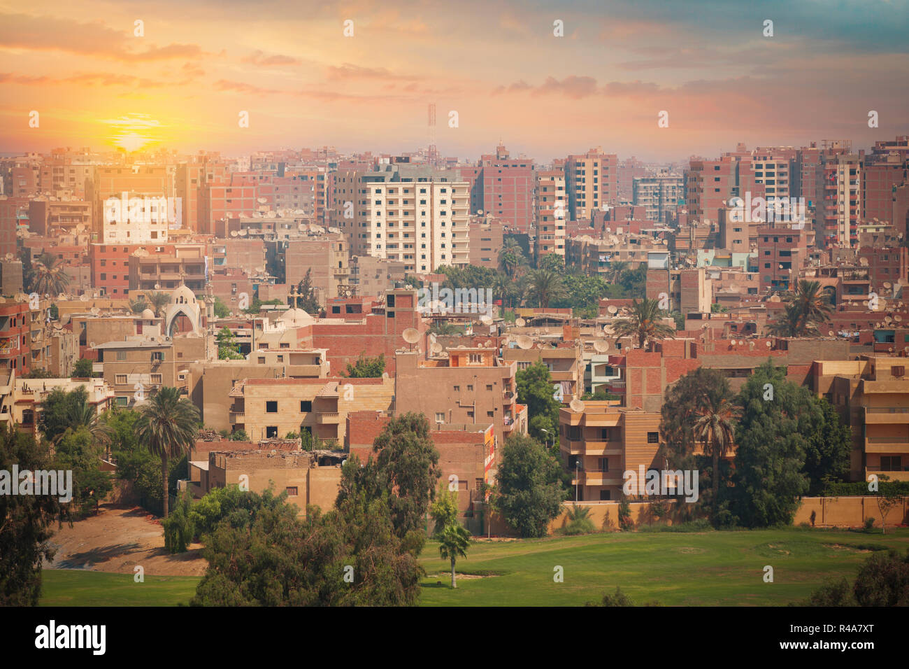 view of buildings in the city of Cairo. Egypt Stock Photo - Alamy