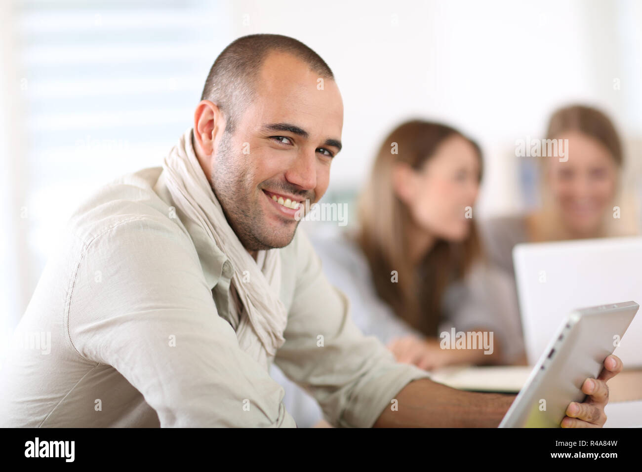 Cool business workplace Stock Photo - Alamy