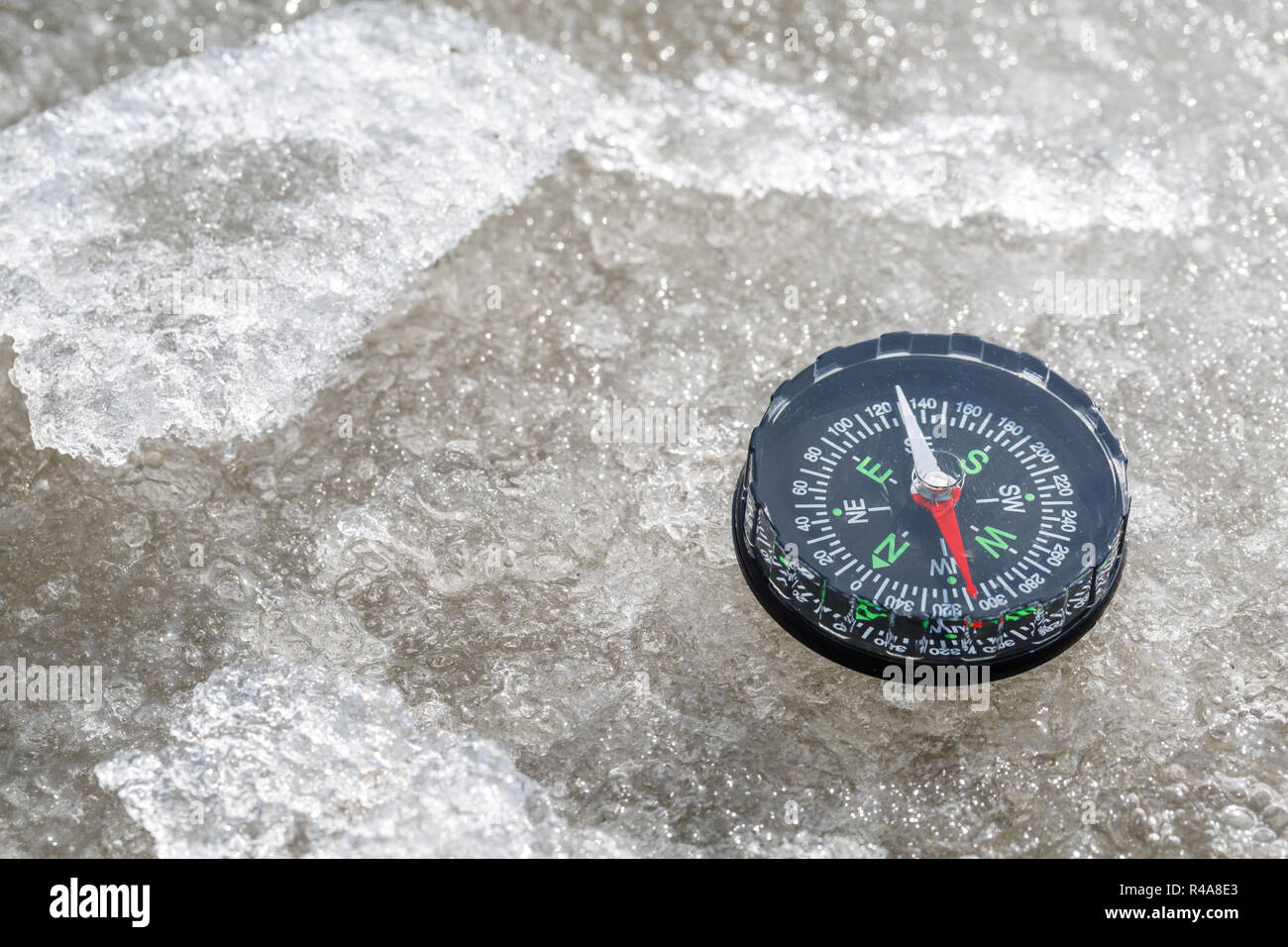 Magnetic compass lying on hi-res stock photography and images - Alamy